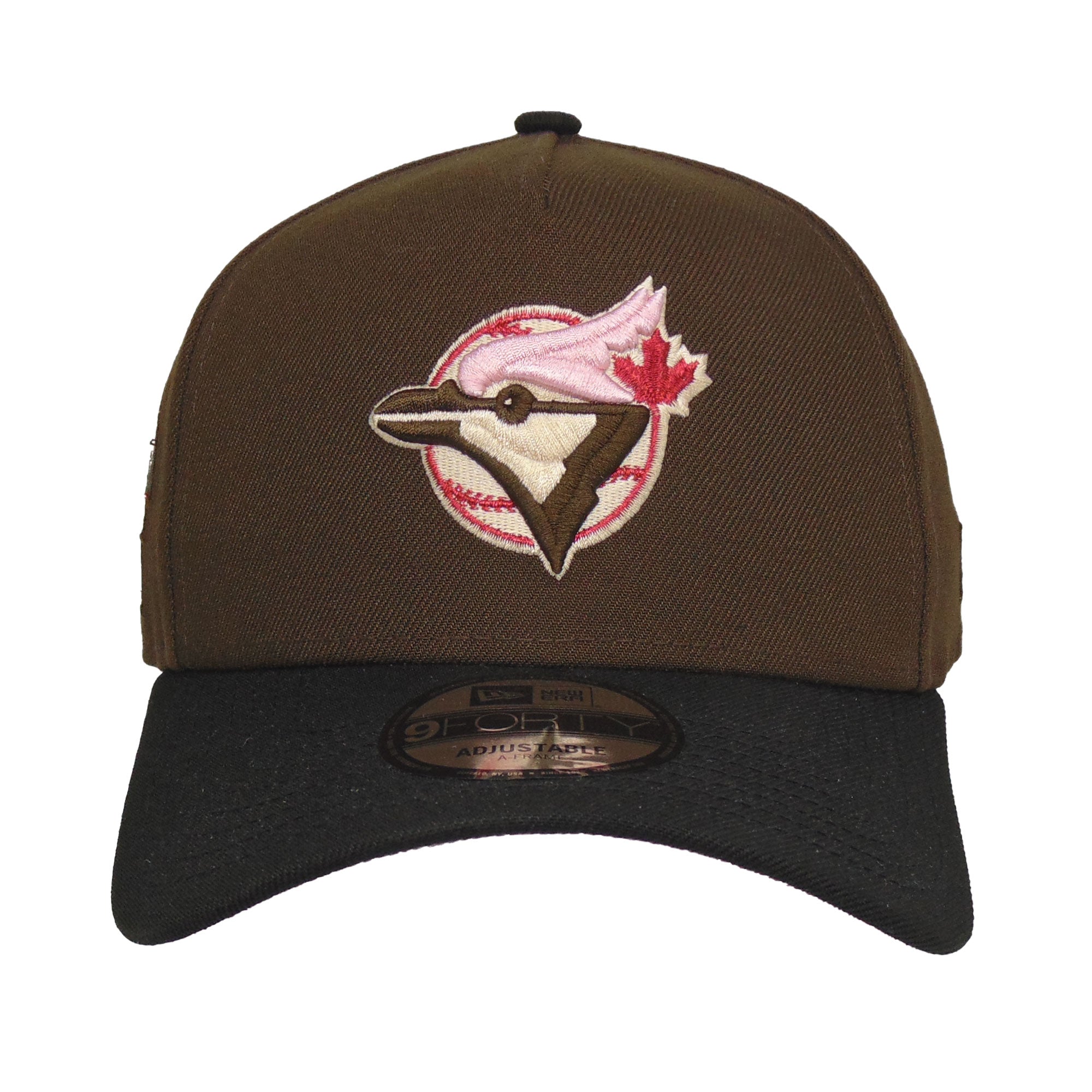 Toronto Blue Jays Custom 9FORTY AF New Era Cap brown blk – JustFitteds